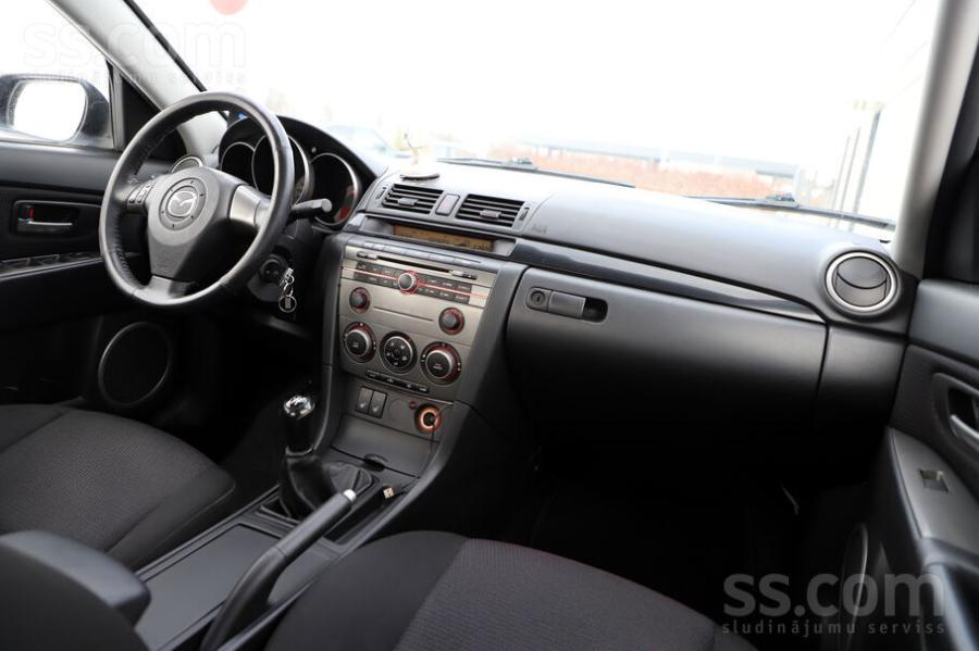 Mazda 3 2008 in Tukums, with an engine capacity of 1.60 L and mileage of 212 thousand km for 1590 €, photo 7 on AUTOMOTO.COM.LV