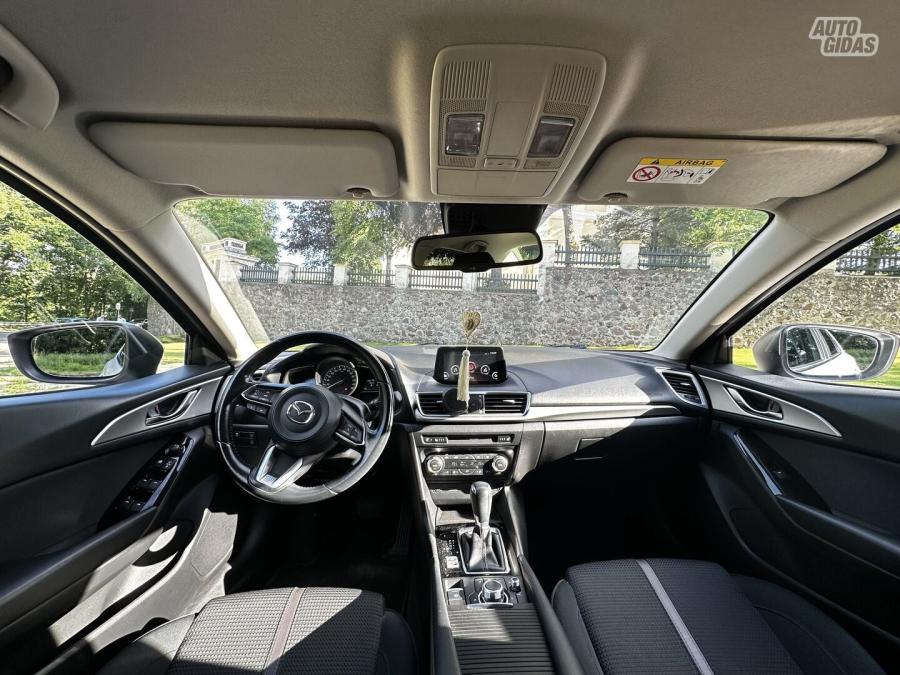 Mazda 3 2018 in Vilnius, with an engine capacity of 2.00 L and mileage of 75 thousand km for 14950 €, photo 12 on AUTOMOTO.COM.LV