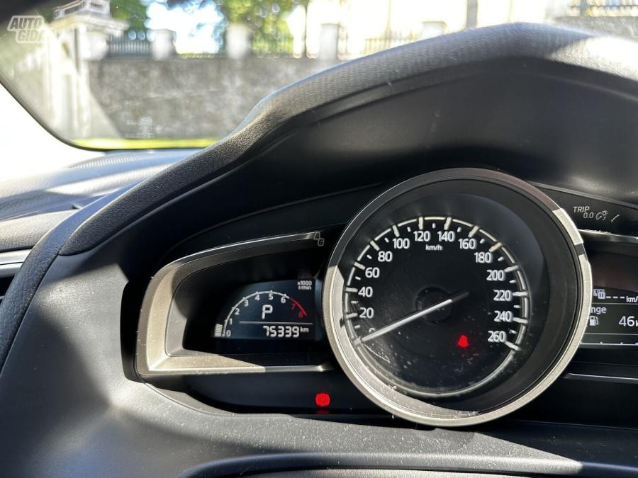 Mazda 3 2018 in Vilnius, with an engine capacity of 2.00 L and mileage of 75 thousand km for 14950 €, photo 14 on AUTOMOTO.COM.LV
