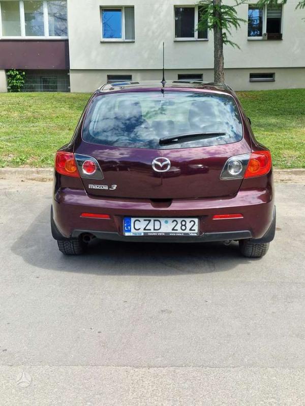 Фиолетовый Мазда 3 2007 в Каунас, объемом двигателя 1.60 л и пробегом 147 тыс. км за 1900 €, фото 3 на AUTOMOTO.COM.LV