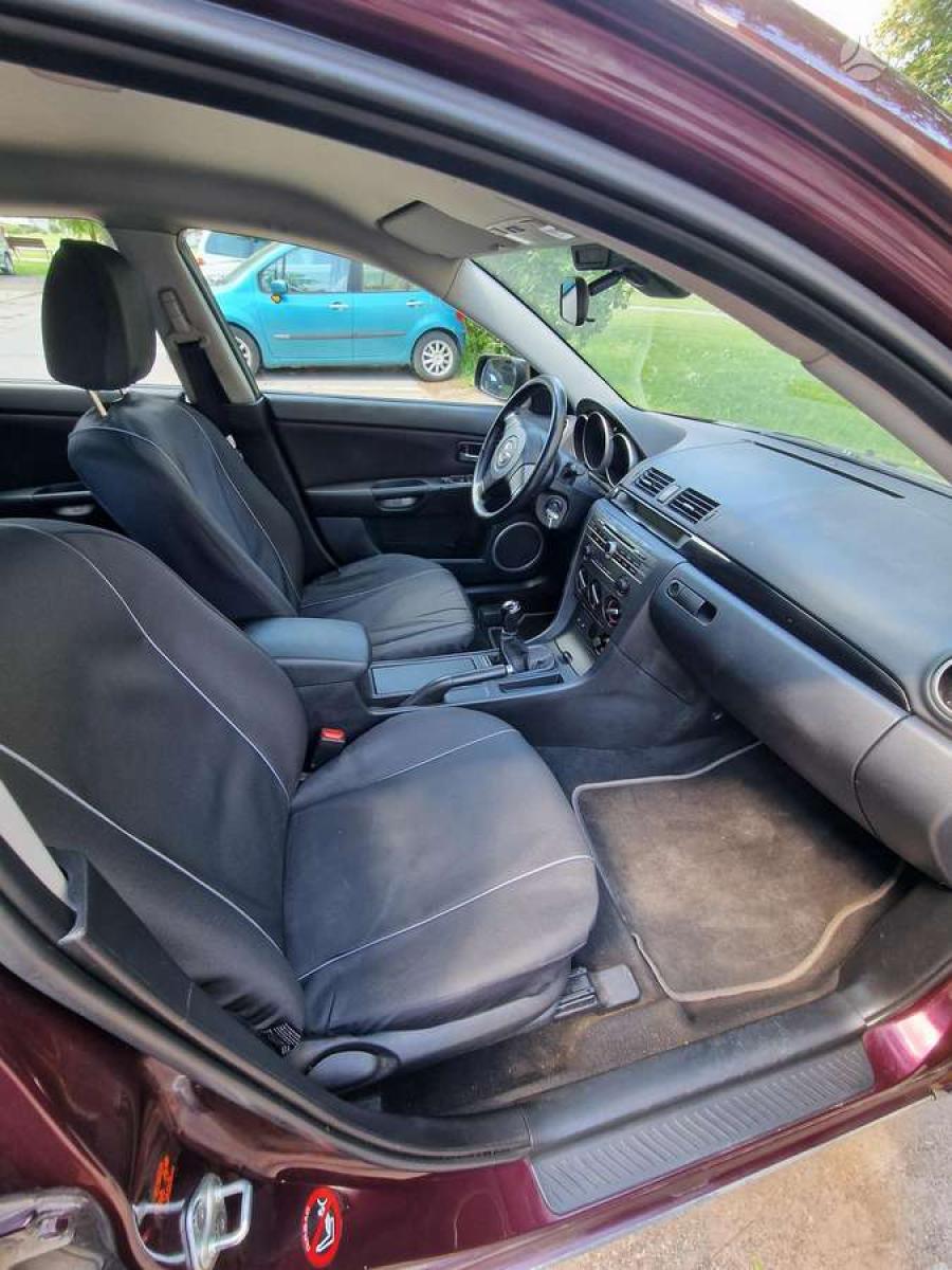 Violets Mazda 3 2007 Kauņa, ar dzinēja tilpumu 1.60 L un nobraukumu 147 tūkst. km par 1900 €, foto 6 vietnē AUTOMOTO.COM.LV