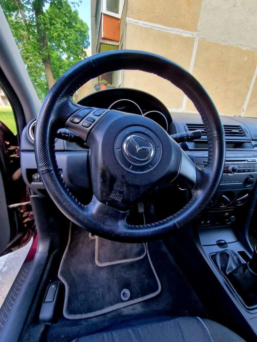Violets Mazda 3 2007 Kauņa, ar dzinēja tilpumu 1.60 L un nobraukumu 147 tūkst. km par 1900 €, foto 12 vietnē AUTOMOTO.COM.LV