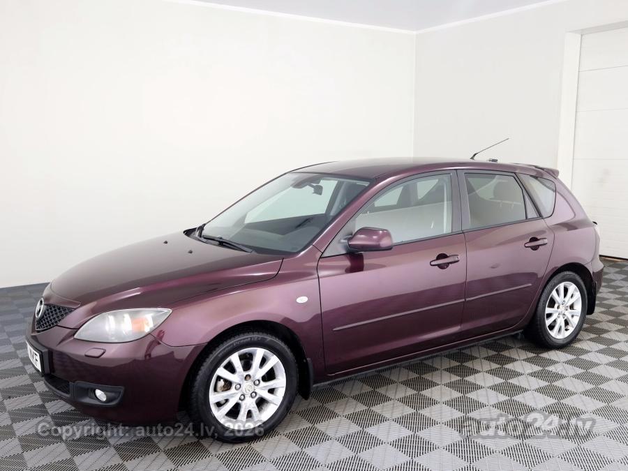 Violets Mazda 3 2007 Tallina, ar dzinēja tilpumu 1.60 L un nobraukumu 126 tūkst. km par 1799 €, foto 3 vietnē AUTOMOTO.COM.LV
