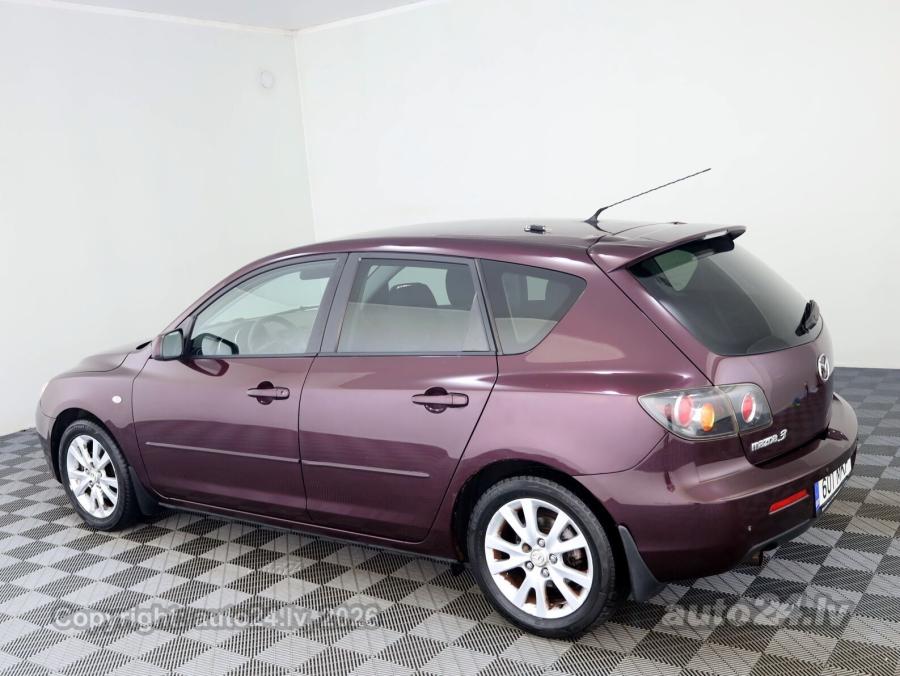 Violets Mazda 3 2007 Tallina, ar dzinēja tilpumu 1.60 L un nobraukumu 126 tūkst. km par 1799 €, foto 5 vietnē AUTOMOTO.COM.LV