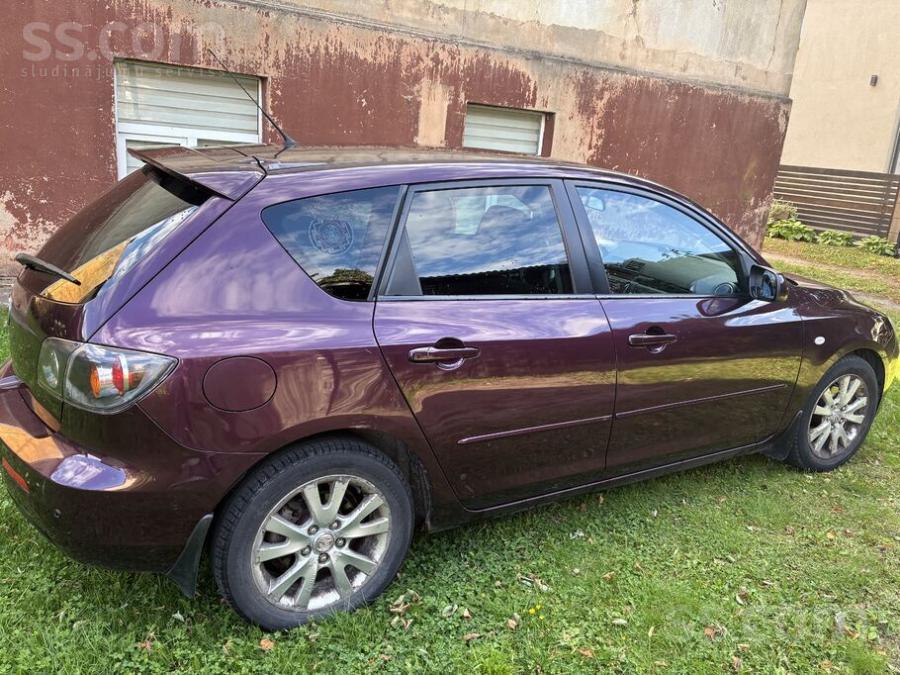 Violets Mazda 3 2008 Rīga, ar dzinēja tilpumu 1.60 L un nobraukumu 197 tūkst. km par 1650 €, foto 6 vietnē AUTOMOTO.COM.LV
