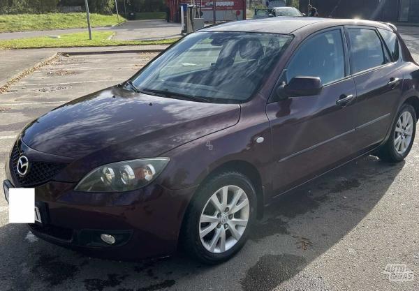 Violets Mazda 3 2008 Mažeikiai, ar dzinēja tilpumu 1.60 L un nobraukumu 137 tūkst. km par 1200 €, foto 4 vietnē AUTOMOTO.COM.LV