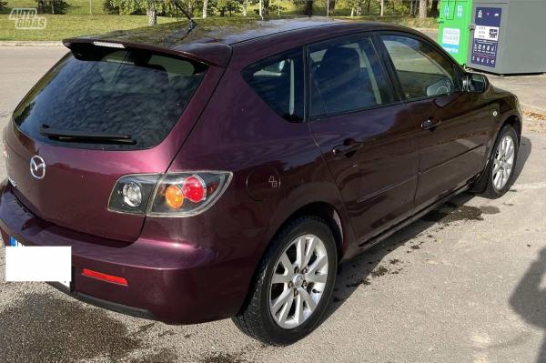 Violets Mazda 3 2008 Mažeikiai, ar dzinēja tilpumu 1.60 L un nobraukumu 137 tūkst. km par 1200 €, foto 7 vietnē AUTOMOTO.COM.LV