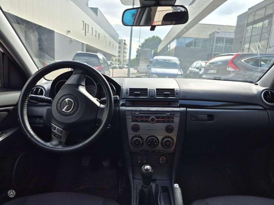 Violet Mazda 3 2007 in Vilnius, with an engine capacity of 1.60 L and mileage of 124 thousand km for 1950 €, photo 10 on AUTOMOTO.COM.LV