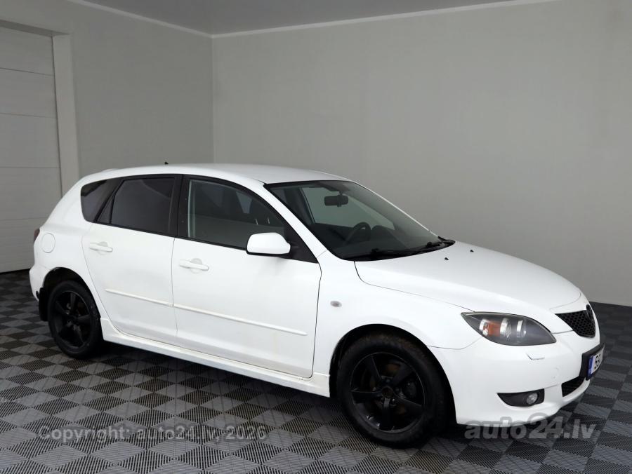Белый Мазда 3 2006 в Таллин, объемом двигателя 1.60 л и пробегом 215 тыс. км за 1599 €, фото 1 на AUTOMOTO.COM.LV