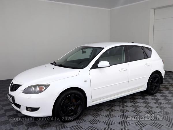 White Mazda 3 2006 in Tallinn, with an engine capacity of 1.60 L and mileage of 215 thousand km for 1599 €, photo 2 on AUTOMOTO.COM.LV