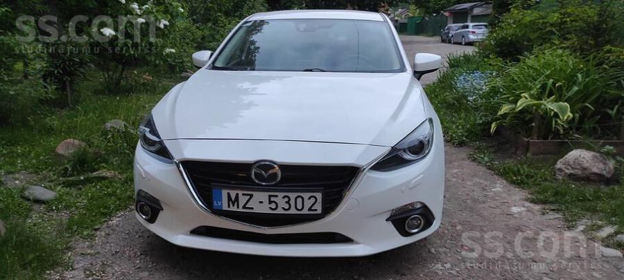 Белый Мазда 3 2014 в Рига, объемом двигателя 2.20 л и пробегом 242 тыс. км за 5700 €, фото 1 на AUTOMOTO.COM.LV