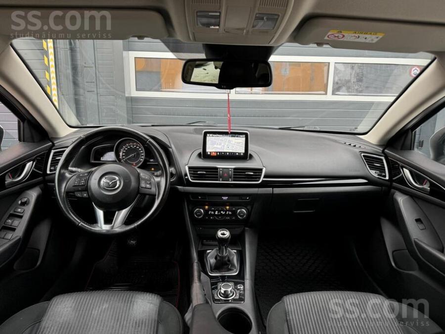 White Mazda 3 2015 in Riga, with an engine capacity of 2.20 L and mileage of 159 thousand km for 3950 €, photo 14 on AUTOMOTO.COM.LV