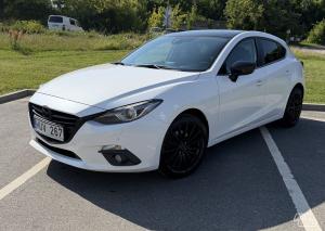 White Mazda 3 2015 in Klaipeda, with an engine capacity of 2.00 L and mileage of 179 thousand km for 9100 €, photo  on AUTOMOTO.COM.LV