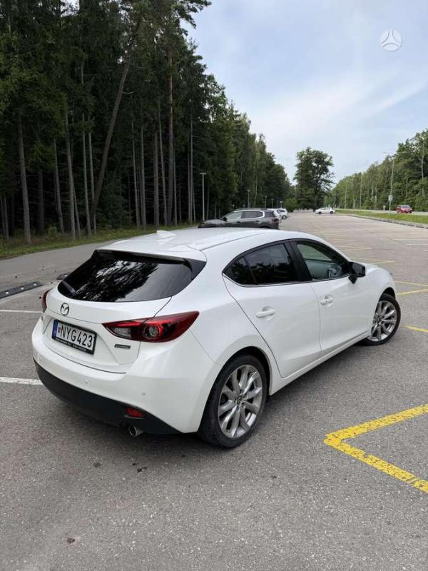 Balts Mazda 3 2016 Klaipėda, ar dzinēja tilpumu 2.19 L un nobraukumu 244 tūkst. km par 6200 €, foto 5 vietnē AUTOMOTO.COM.LV