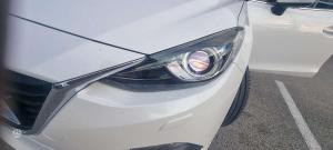 White Mazda 3 2016 in Taurage, with an engine capacity of 1.50 L and mileage of 171 thousand km for 4900 €, photo 14 on AUTOMOTO.COM.LV