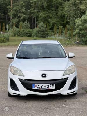Белый Мазда 3 2009 в Каунас, объемом двигателя 2.00 л и пробегом 242 тыс. км за 2200 €, фото  на AUTOMOTO.COM.LV