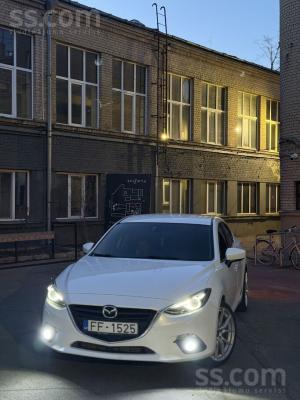 White Mazda 3 2015 in Riga, with an engine capacity of 2.20 L and mileage of 321 thousand km for 5000 €, photo  on AUTOMOTO.COM.LV