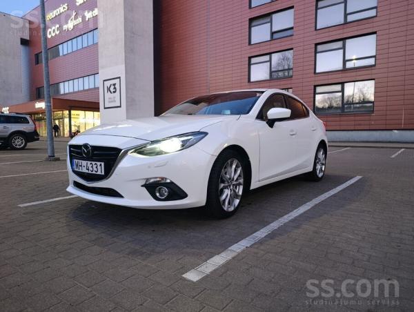 Balts Mazda 3 2016 Rīga, ar dzinēja tilpumu 2.20 L un nobraukumu 108 tūkst. km par 7990 €, foto 1 vietnē AUTOMOTO.COM.LV