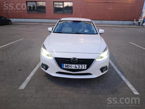 Balts Mazda 3 2016 Rīga, ar dzinēja tilpumu 2.20 L un nobraukumu 108 tūkst. km par 7990 €, foto 2 vietnē AUTOMOTO.COM.LV