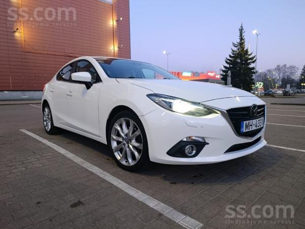 Balts Mazda 3 2016 Rīga, ar dzinēja tilpumu 2.20 L un nobraukumu 108 tūkst. km par 7990 €, foto 3 vietnē AUTOMOTO.COM.LV