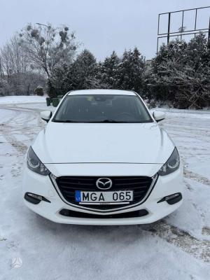 White Mazda 3 2018 in Kaunas, with an engine capacity of 2.00 L and mileage of 179 thousand km for 8500 €, photo  on AUTOMOTO.COM.LV