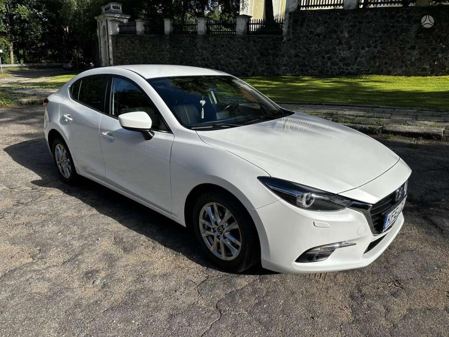 Balts Mazda 3 2018 Viļņa, ar dzinēja tilpumu 2.00 L un nobraukumu 75 tūkst. km par 15250 €, foto 1 vietnē AUTOMOTO.COM.LV
