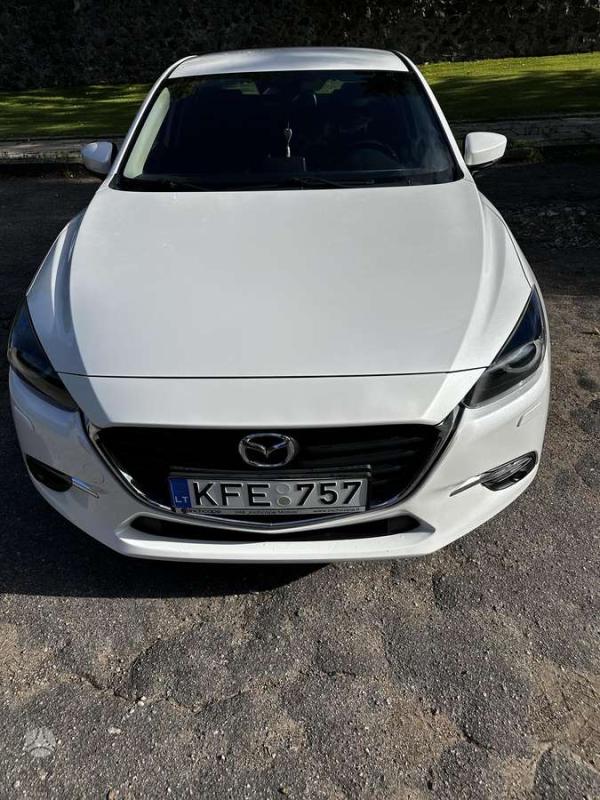 Balts Mazda 3 2018 Viļņa, ar dzinēja tilpumu 2.00 L un nobraukumu 75 tūkst. km par 15250 €, foto 5 vietnē AUTOMOTO.COM.LV