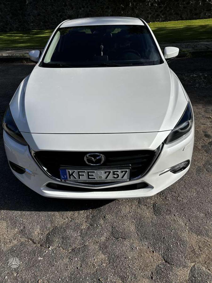 Balts Mazda 3 2018 Viļņa, ar dzinēja tilpumu 2.00 L un nobraukumu 75 tūkst. km par 15250 €, foto 6 vietnē AUTOMOTO.COM.LV