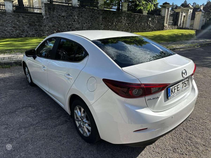 Balts Mazda 3 2018 Viļņa, ar dzinēja tilpumu 2.00 L un nobraukumu 75 tūkst. km par 15250 €, foto 7 vietnē AUTOMOTO.COM.LV