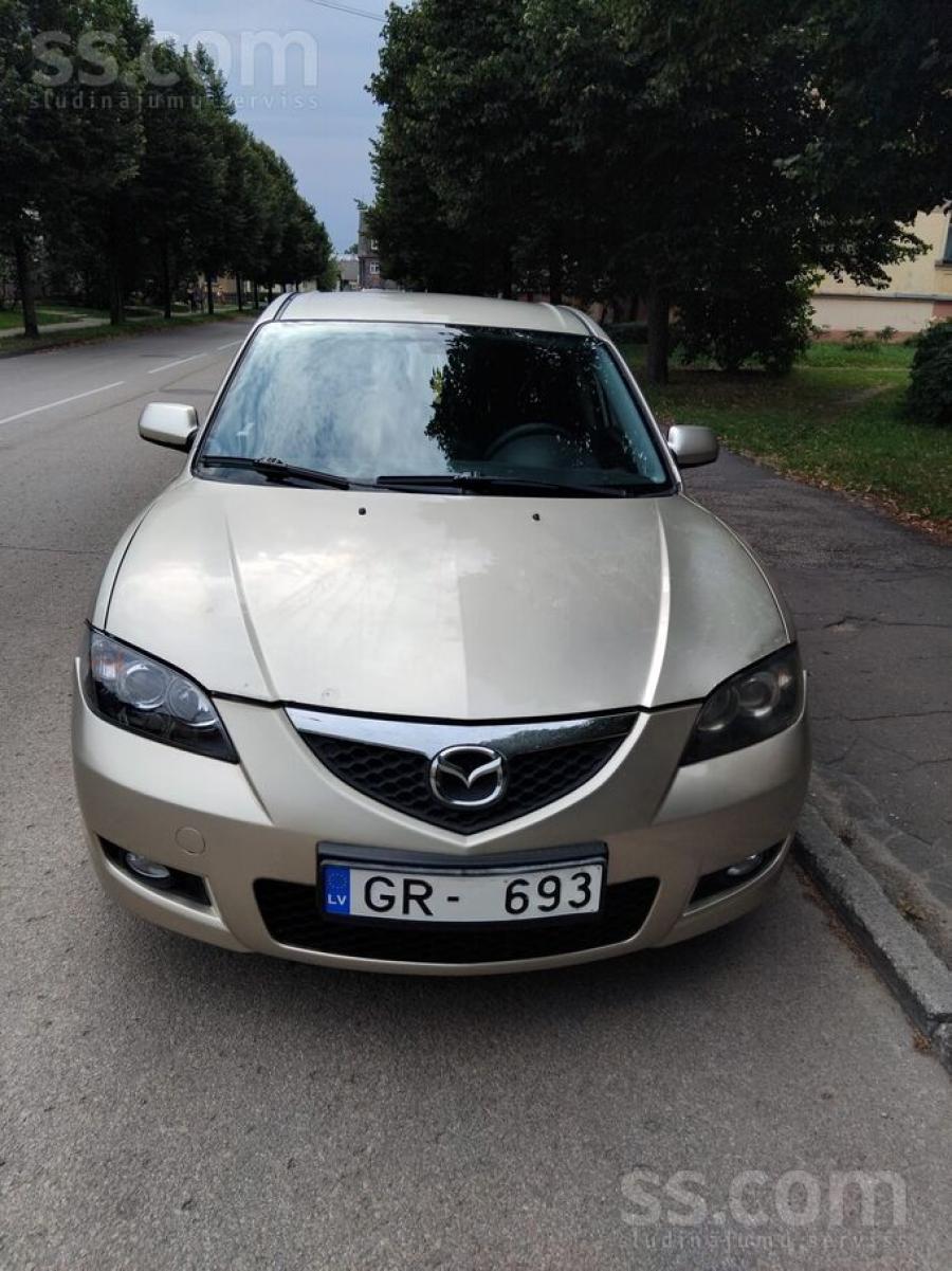Dzeltens Mazda 3 2007 Jelgava, ar dzinēja tilpumu 1.60 L un nobraukumu 220 tūkst. km par 1250 €, foto 1 vietnē AUTOMOTO.COM.LV