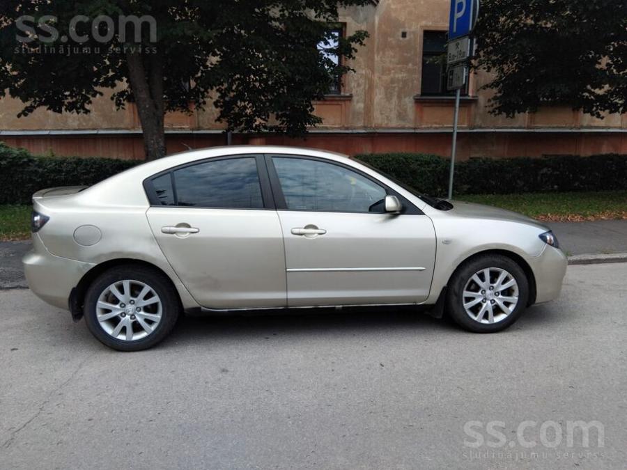 Dzeltens Mazda 3 2007 Jelgava, ar dzinēja tilpumu 1.60 L un nobraukumu 220 tūkst. km par 1250 €, foto 3 vietnē AUTOMOTO.COM.LV