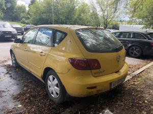 Dzeltens Mazda 3 2004 Viļņa, ar dzinēja tilpumu 1.60 L un nobraukumu 156 tūkst. km par 350 €, foto 5 vietnē AUTOMOTO.COM.LV