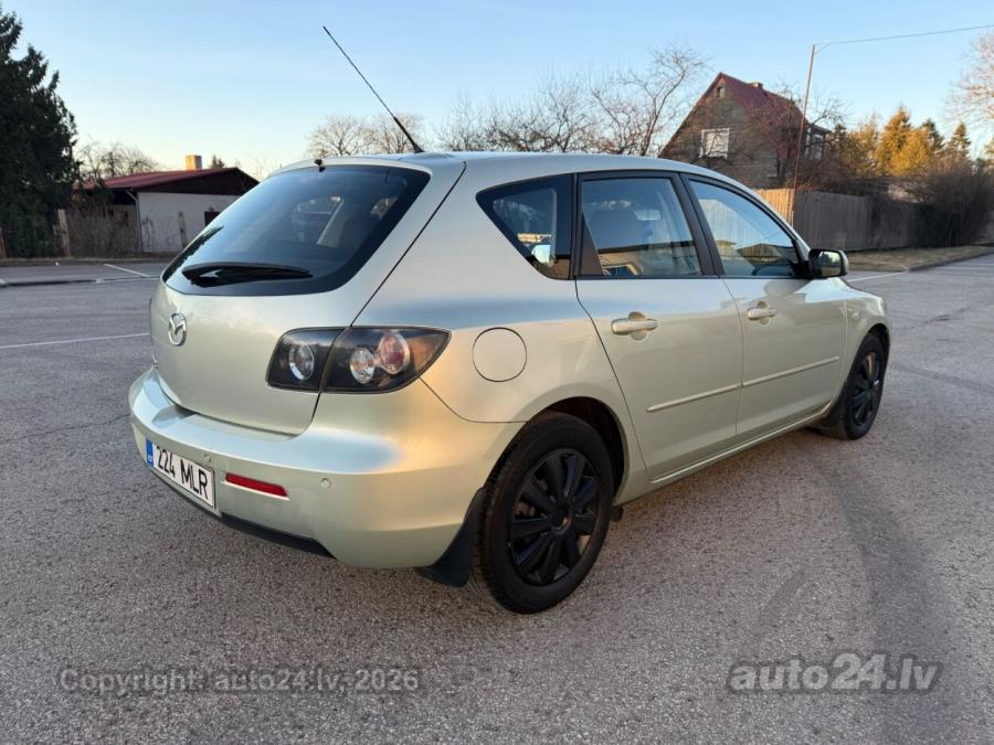 Yellow Mazda 3 2008 in Tallinn, with an engine capacity of 1.60 L and mileage of 132 thousand km for 1700 €, photo 3 on AUTOMOTO.COM.LV