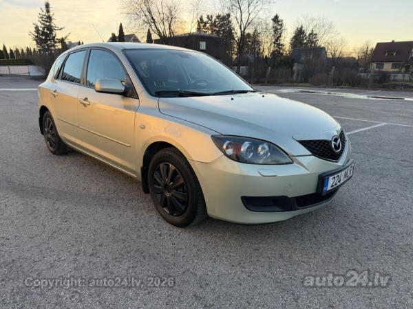 Yellow Mazda 3 2008 in Tallinn, with an engine capacity of 1.60 L and mileage of 132 thousand km for 1700 €, photo 4 on AUTOMOTO.COM.LV