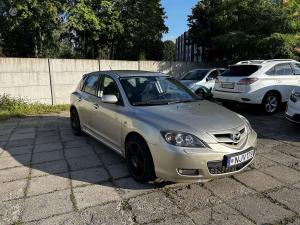 Dzeltens Mazda 3 2008 Alīta, ar dzinēja tilpumu 2.00 L un nobraukumu 160 tūkst. km par 1900 €, foto  vietnē AUTOMOTO.COM.LV