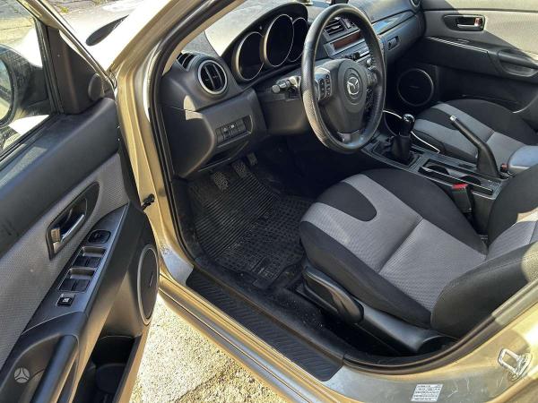 Yellow Mazda 3 2008 in Alytus, with an engine capacity of 2.00 L and mileage of 160 thousand km for 1900 €, photo 8 on AUTOMOTO.COM.LV