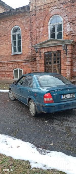 Синий Мазда 323 1998 в Валмиера, объемом двигателя 1.50 л и пробегом 283 тыс. км за 1200 €, фото 3 на AUTOMOTO.COM.LV