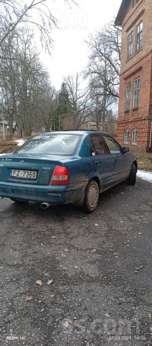 Синий Мазда 323 1998 в Валмиера, объемом двигателя 1.50 л и пробегом 283 тыс. км за 1200 €, фото 4 на AUTOMOTO.COM.LV