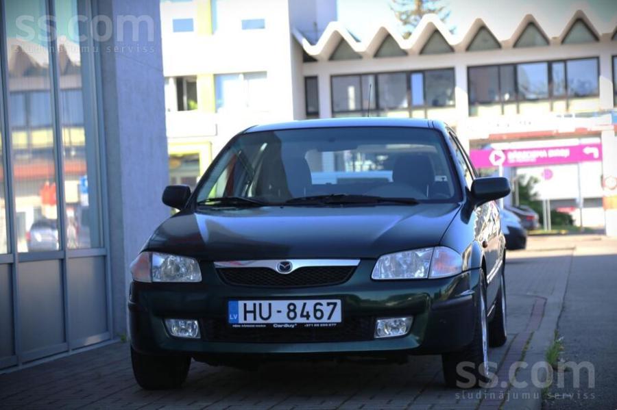 Zaļš Mazda 323 1999 Rīga, ar dzinēja tilpumu 1.50 L un nobraukumu 126 tūkst. km par 795 €, foto 1 vietnē AUTOMOTO.COM.LV
