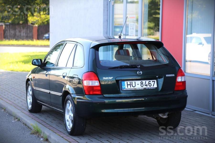 Zaļš Mazda 323 1999 Rīga, ar dzinēja tilpumu 1.50 L un nobraukumu 126 tūkst. km par 795 €, foto 6 vietnē AUTOMOTO.COM.LV
