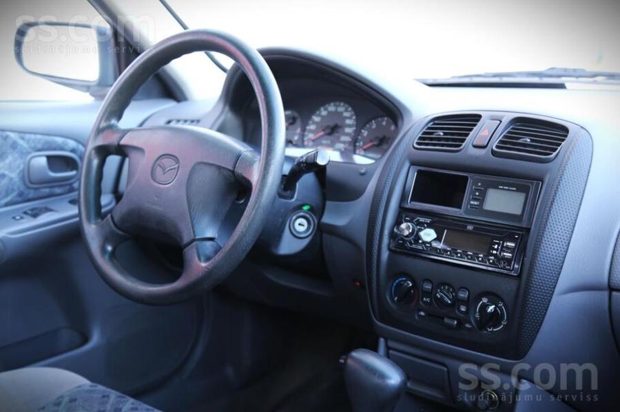 Zaļš Mazda 323 1999 Rīga, ar dzinēja tilpumu 1.50 L un nobraukumu 126 tūkst. km par 795 €, foto 11 vietnē AUTOMOTO.COM.LV