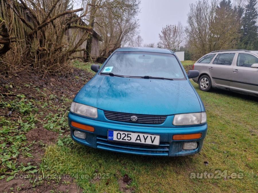 Zaļš Mazda 323 1996 Elva, ar dzinēja tilpumu 1.50 L un nobraukumu 178 tūkst. km par 400 €, foto 2 vietnē AUTOMOTO.COM.LV