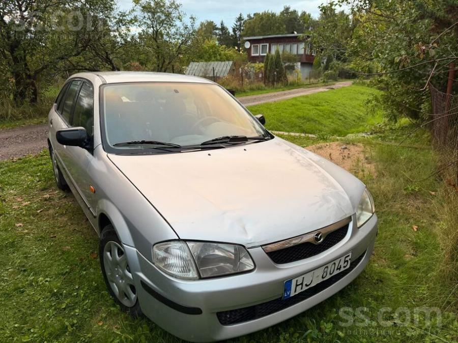 Серый Мазда 323 2000 в Рига, объемом двигателя 1.50 л и пробегом 190 тыс. км за 1490 €, фото 1 на AUTOMOTO.COM.LV