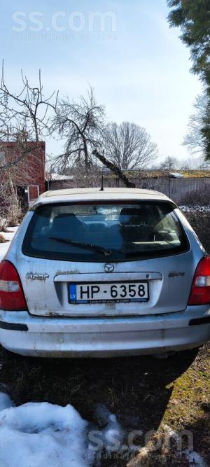 Pelēks Mazda 323 1998 Madona, ar dzinēja tilpumu 1.50 L un nobraukumu 0 tūkst. km par 300 €, foto 3 vietnē AUTOMOTO.COM.LV