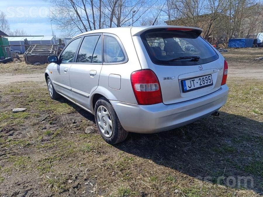Mazda 323 2001 in Riga, with an engine capacity of 1.60 L and mileage of 209 thousand km for 500 €, photo 6 on AUTOMOTO.COM.LV