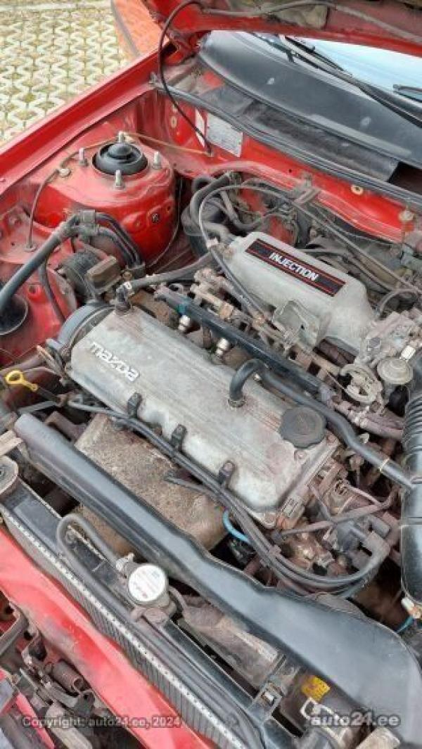 Sarkans Mazda 323 1990 Tallina, ar dzinēja tilpumu 1.60 L un nobraukumu 0 tūkst. km par 1500 €, foto 11 vietnē AUTOMOTO.COM.LV