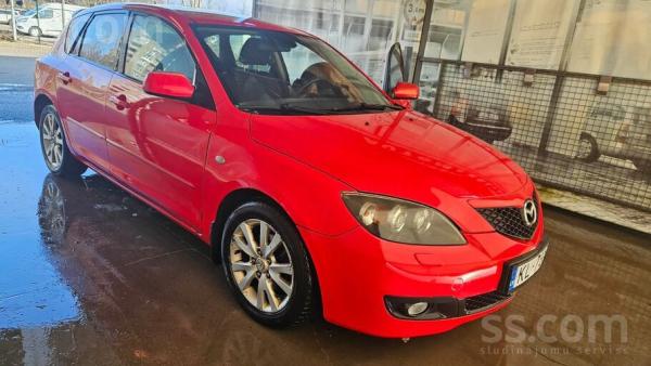 Red Mazda 323 2006 in Jekabpils, with an engine capacity of 1.60 L and mileage of 232 thousand km for 850 €, photo 7 on AUTOMOTO.COM.LV