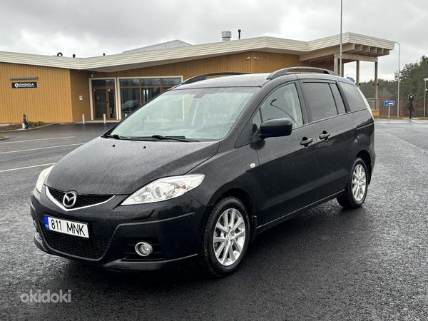 Black Mazda 5 2010 in Narva, with an engine capacity of 2.00 L and mileage of 386 thousand km for 2300 €, photo 1 on AUTOMOTO.COM.LV