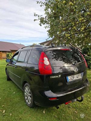Black Mazda 5 2005 in Varena, with an engine capacity of 1.80 L and mileage of 185 thousand km for 600 €, photo 3 on AUTOMOTO.COM.LV