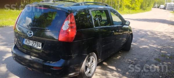 Black Mazda 5 2006 in Riga, with an engine capacity of 2.00 L and mileage of 341 thousand km for 650 €, photo 3 on AUTOMOTO.COM.LV
